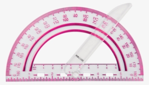 9450 Pink Pp - Protractor With Swing Arm PNG Image | Transparent PNG ...