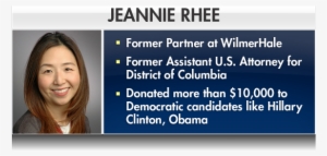 Among The Team Members Is Jeannie Rhee, A Former Partner - Girl PNG ...