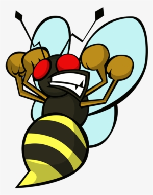 Angry Bee By Ekarasz On Deviantart - Bee Angry Png PNG Image ...