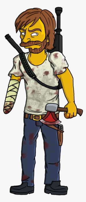 Rick Grimes Simpson Style By Thewalkerprieton On Deviantart - Walking ...