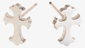 Steel Gothic Cross - Earrings PNG Image | Transparent PNG Free Download ...