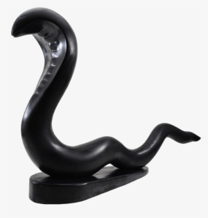 Black Stone Snake Sculpture 1 - Sculpture Stone Snake PNG Image ...