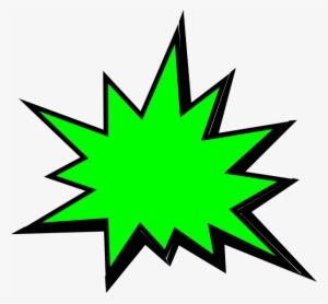 How To Set Use Green Comic Pow Clipart PNG Image | Transparent PNG Free ...