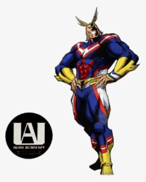 All Might Hero Form Full Body - My Hero Academia All Might PNG Image ...