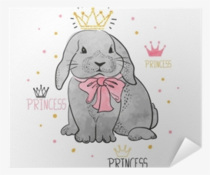 Cute Little Princess Rabbit - Conejo Princesa PNG Image | Transparent ...