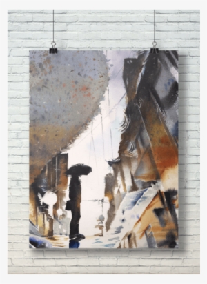 Poster Matte - Watercolor Painting PNG Image | Transparent PNG Free ...
