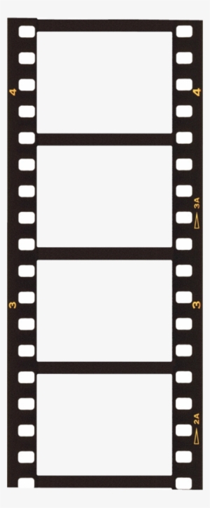 Photo Booth Film Strip - 2 X 6 Photo Strip Template PNG Image ...