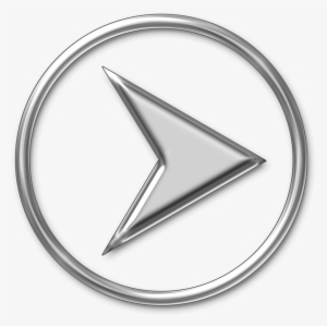Arrow Silver Play Icon Web 1217938 - Silver Arrow Png PNG Image ...