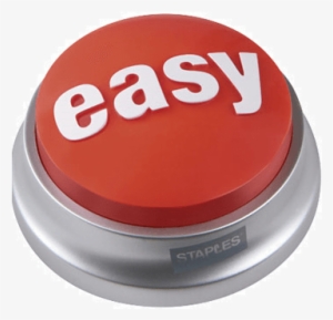 I-m Easy Button - Big Red Button PNG Image | Transparent PNG Free ...