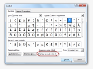 Trademark Symbol In Word Insert Any Special Character - Symbol PNG ...