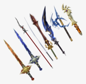 Dissidia 012 Gilgamesh Weapons - Final Fantasy All Swords PNG Image ...