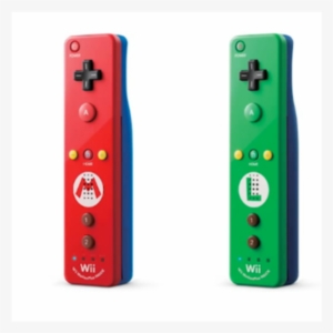 1 Wii Remote Plus Mario Luigi - Nintendo Remote Control Luigi Plus ...
