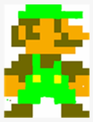Luigi 8 Bit Jumping