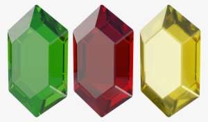 Green Rupee Png Picture Black And White - Crystal PNG Image ...