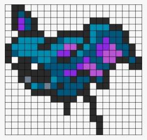 Zubat Perler Bead Pattern / Bead Sprite - Zubat Perler PNG Image ...