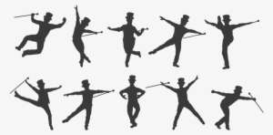 Tap Dance Silhouettes Vector - Tap Dance Silhouette PNG Image ...