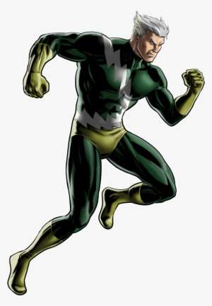Quicksilver Portrait Art - Marvel Comics Avengers Alliance PNG Image ...
