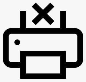 Printer Out Of Paper Icon - Windows 10 Print Icon PNG Image ...
