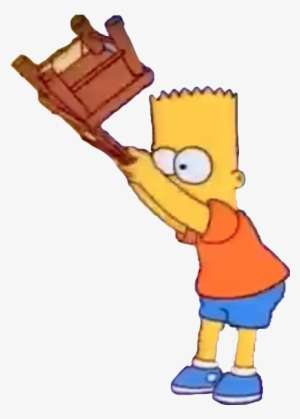 Brp Brrp E Gun - Bart With Chair Png PNG Image | Transparent PNG Free ...