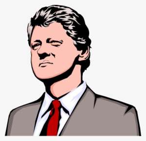 Vector Illustration Of William Jefferson "bill" Clinton - Bill Clinton ...