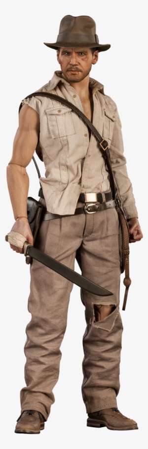 Indiana Jones Sideshow - Indiana Jones 12" Figure PNG Image ...