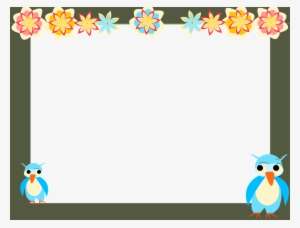 Free Digital Owl Scrapbooking Paper For Kids And Digital - Owl Borders ...