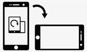 Rotate To Landscape For Best Experience - Mobile Phone PNG Image ...