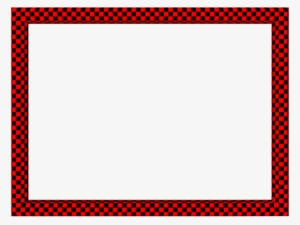 Red Black Funky Checker Rectangular Powerpoint Border - Illustration ...