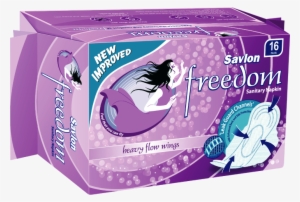 16 Pads , 290 Mm - Freedom Sanitary Napkin PNG Image | Transparent PNG ...