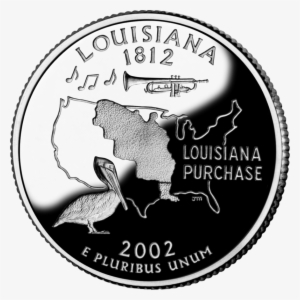 Louisiana Quarter - Louisiana State Quarter PNG Image | Transparent PNG ...