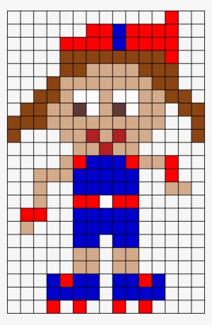 Superwhy Red Perler Bead Pattern / Bead Sprite - Bead PNG Image ...