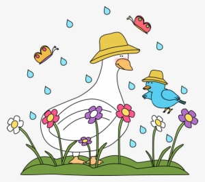 Rainy Spring Day Clip Art - Spring Clipart PNG Image | Transparent PNG ...