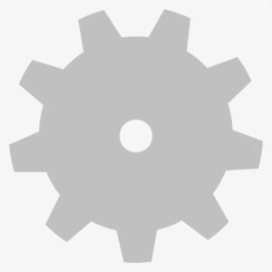 Free Simple Gear - Icon Free Gear Grey PNG Image | Transparent PNG Free ...