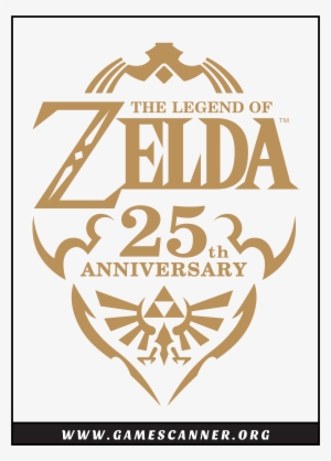 The Legend Of Zelda 25th Anniversary Logo - Legend Of Zelda 25th ...