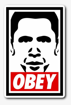 Obey Obama Sticker - Obey Hd PNG Image | Transparent PNG Free Download ...
