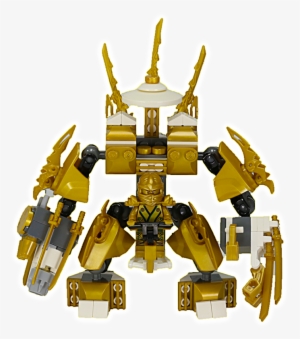 Gold-mech - Lego Ninjago Lloyd's Golden Mech PNG Image | Transparent ...