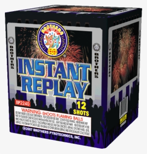 Instant Replay 12 Shots - Brothers Fireworks PNG Image | Transparent ...