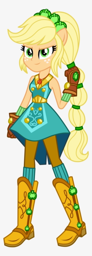 Crystal Guardian Applejack - Mlp Eg Legend Of Everfree Applejack PNG ...