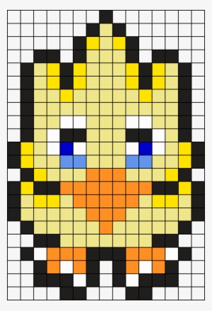 Chocobo Perler Bead Perler Bead Pattern / Bead Sprite - Dobby Design ...