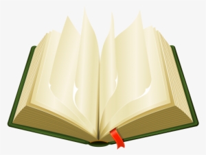 Open Green Book Png Clipart - Book Clipart With Transparent Background ...