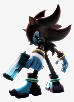 Shadow The Hedgehog With Motorcycle