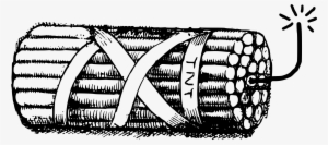 Coloring Book Dynamite Drawing Line Art Sticker - Black And White ...