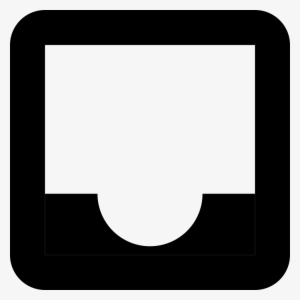 Square Email Symbol - Tablet Icon White Png PNG Image | Transparent PNG ...