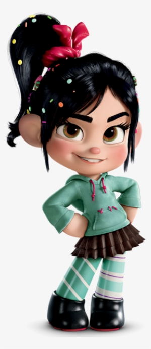 Vanellope Von Schweetz Sitting Render - Vanellope Von Schweetz Png PNG ...