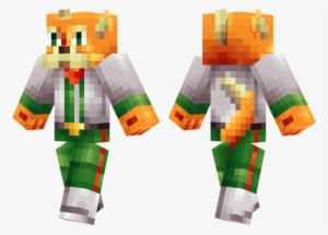 Fox Mccloud - Boss Steve Minecraft Skin PNG Image | Transparent PNG ...