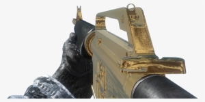 Gold - Gold M16 Black Ops PNG Image | Transparent PNG Free Download on ...
