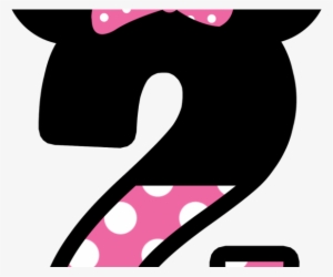 Mickey Mouse Number 2 Clipart