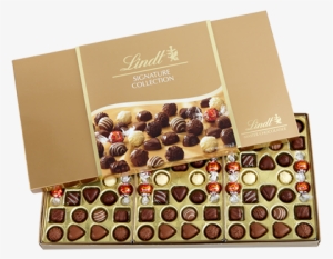 Lindt Signature Box - Box Of Lindt Chocolates PNG Image | Transparent ...