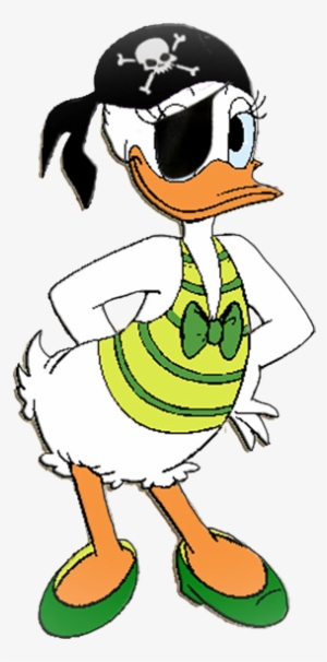 Green Pirate Out Fit And Eye Patch Daisy Duck Pirate - Daisy Duck ...
