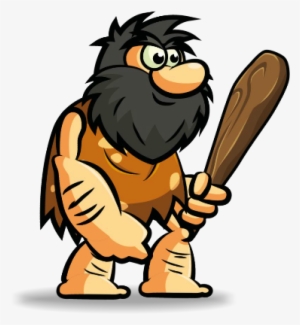 Caveman Cartoon Transparent Background PNG Image | Transparent PNG Free ...